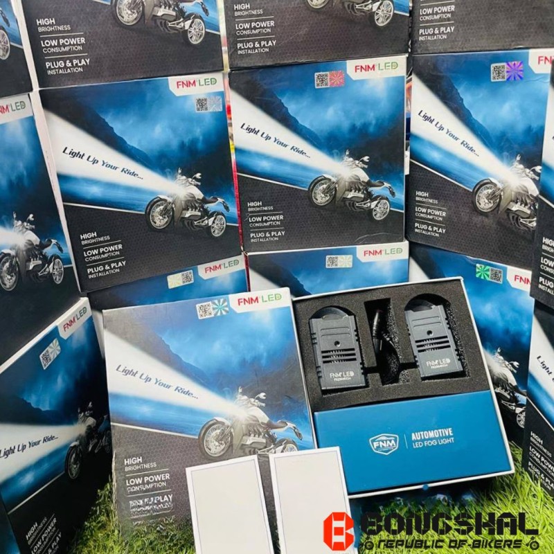 FNM D2-V3 Dual-Color LED Fog Light (7000LM) for Motorcycle