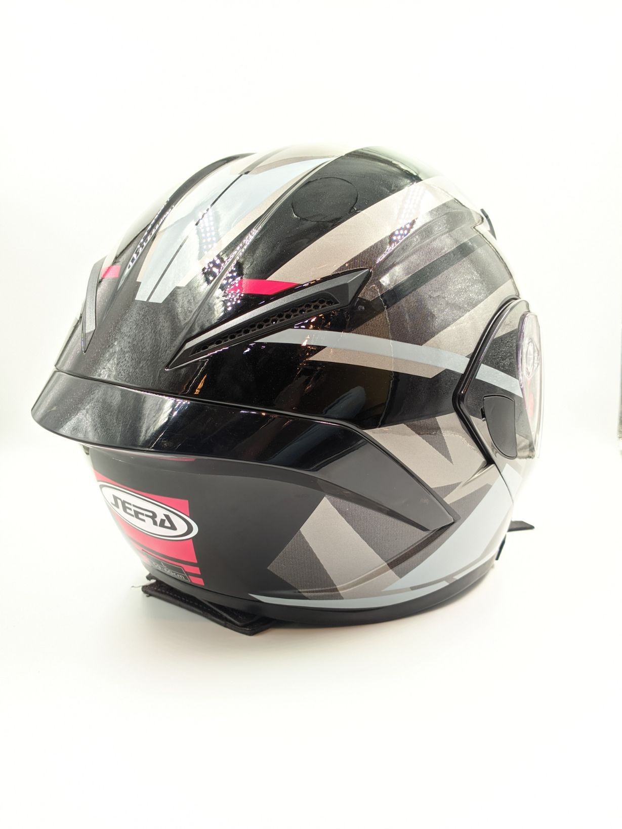 Neera Crystal Modular Glossy Black & Red