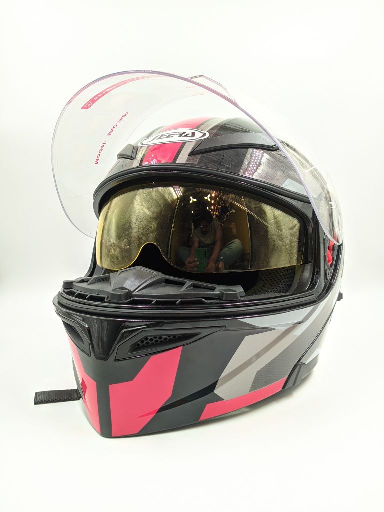 Neera Crystal Modular Glossy Black & Red