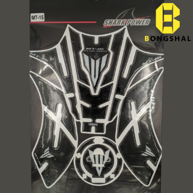 MT-15 Carbon Black Tank Pad Sticker