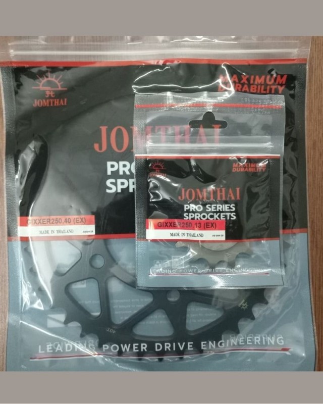 Jom Thai JT Full Chain Sprocket Set for Gixxer 250 CC