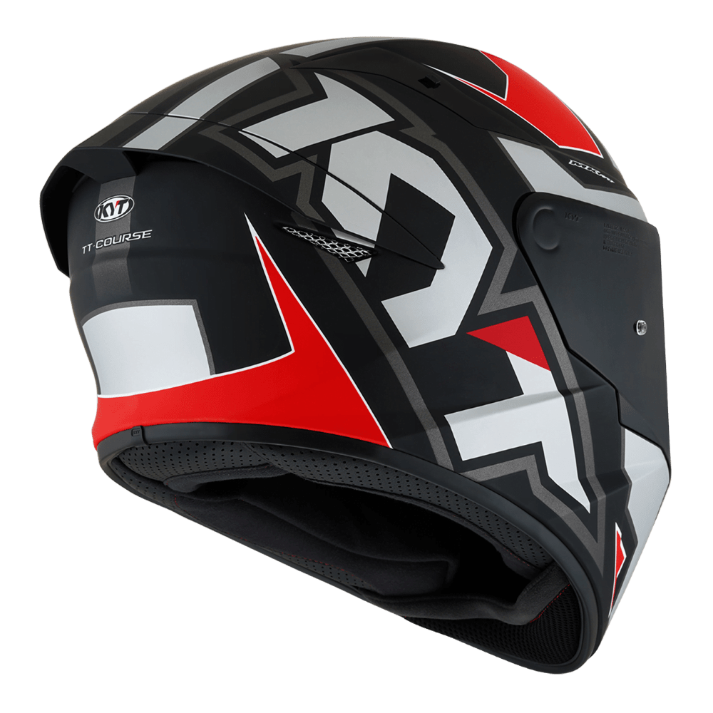 KYT T T Course Electron Matt Grey/Red